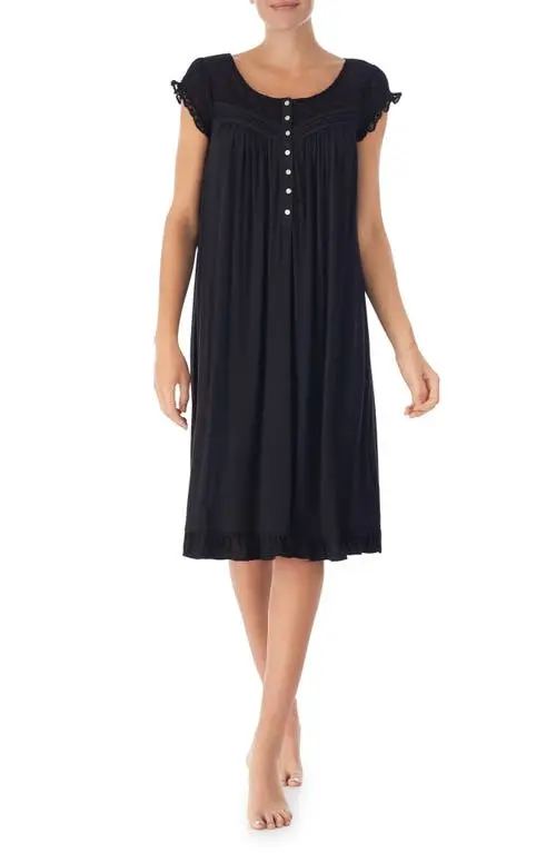 Eileen West Cap Sleeve Jersey Nightgown