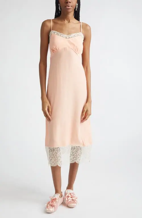 Simone Rocha Lace Trim Slipdress - Clementine