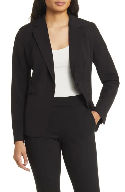 Anne Klein Mélange Blazer - Anne Black