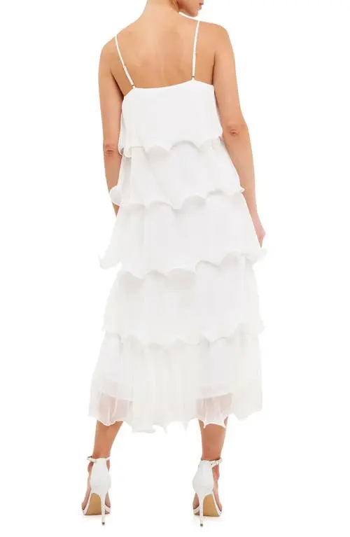 Endless Rose Ruffle Tiered Midi Dress