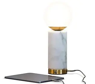 BRIGHTECH Aspen 14.5'h Led Marble Table Lamp - One-color
