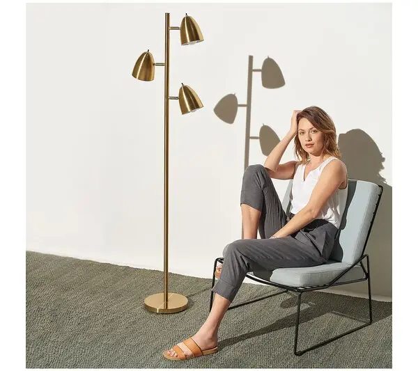 BRIGHTECH Jacob 64 In. Led Floor Reading Lamp