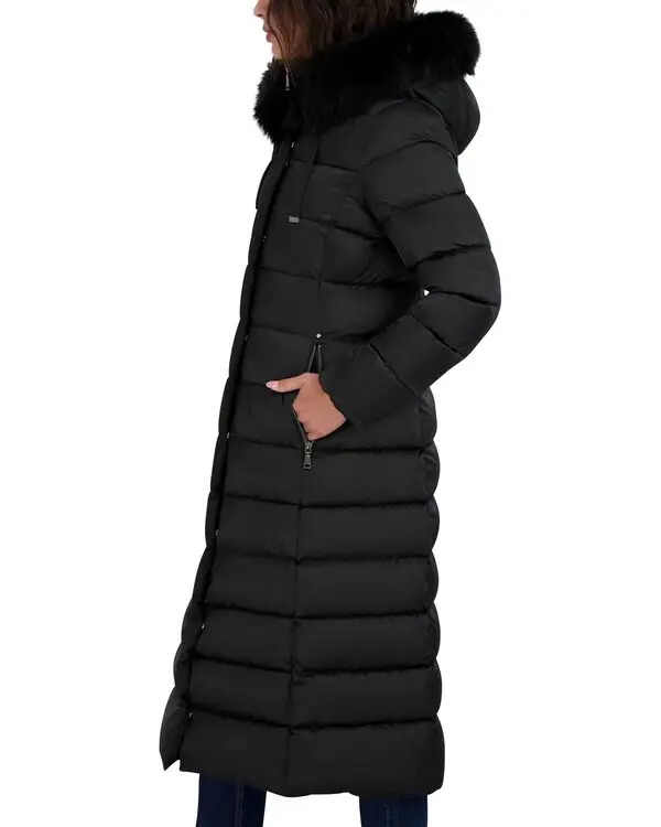 Tahari Nellie Hooded Puffer Coat