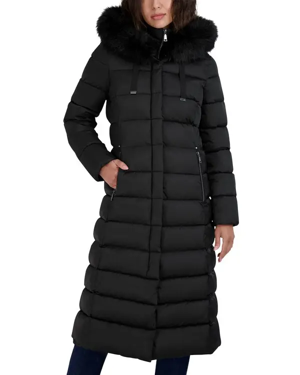 Tahari Nellie Hooded Puffer Coat