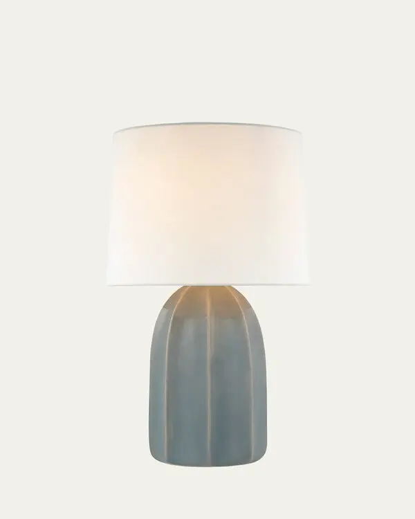 VISUAL COMFORT & CO. Melanie Large Table Lamp Barbara Barry - Sky Gray