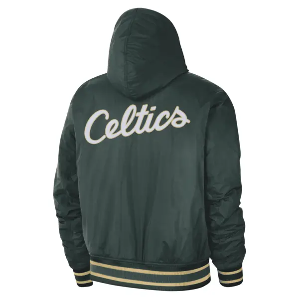 Nike Boston Celtics Courtside City Edition Nba Full-snap Jacket