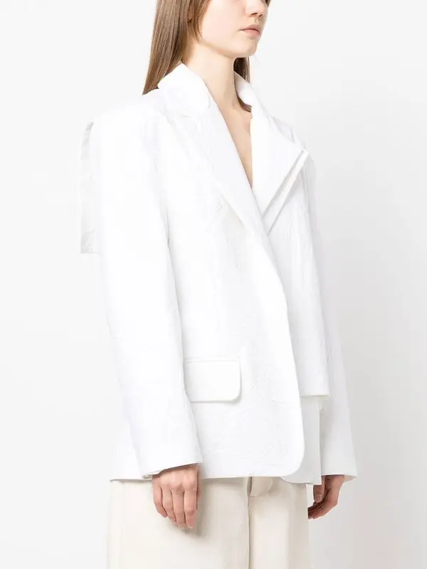 IOANA CIOLACU Deconstructed Double-breasted Blazer