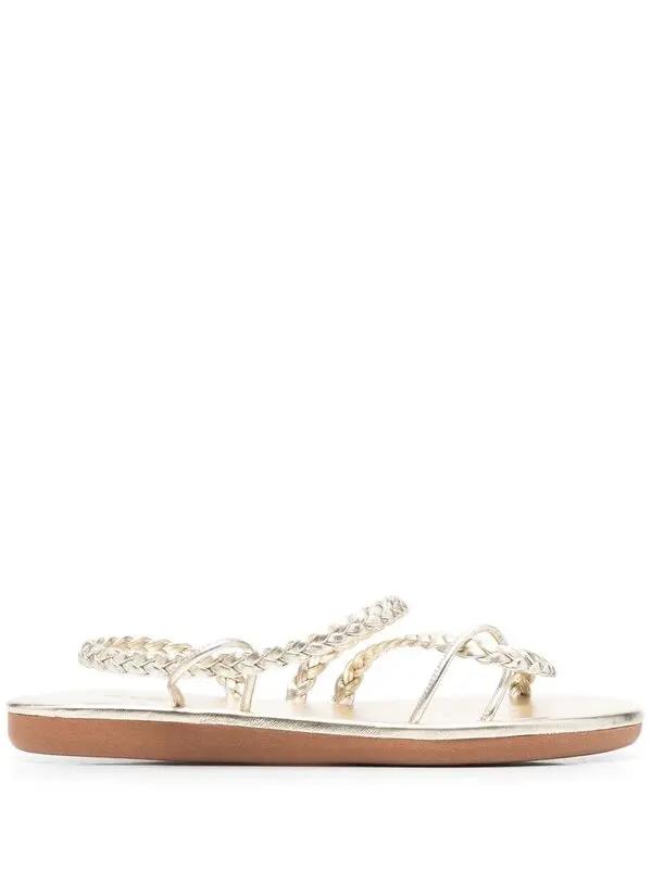 ANCIENT GREEK SANDALS Maya Open-toe Strap Sandals - Gold
