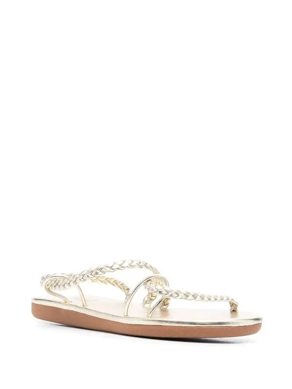 ANCIENT GREEK SANDALS Maya Open-toe Strap Sandals - Gold