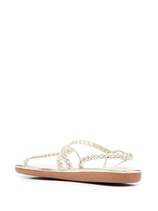 ANCIENT GREEK SANDALS Maya Open-toe Strap Sandals - Gold