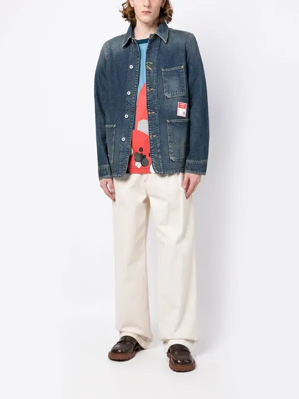 Kenzo Logo-patch Denim Jacket