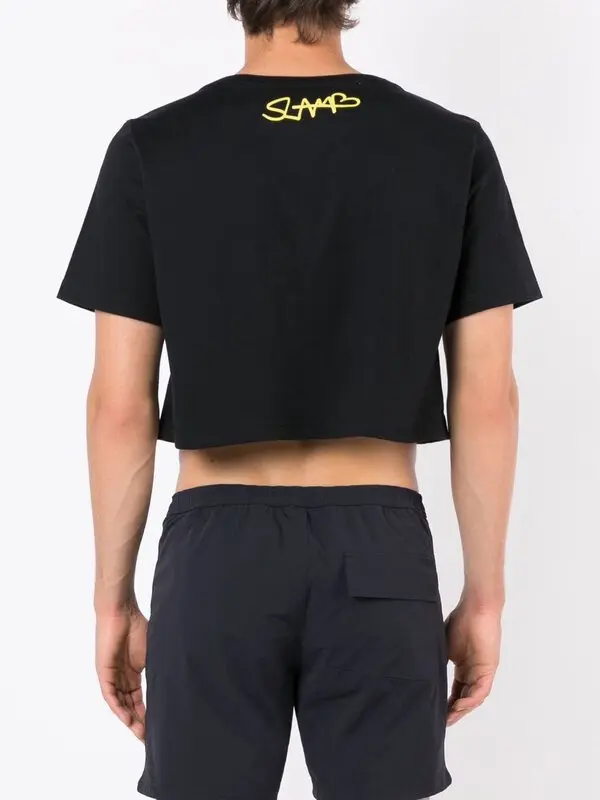 AMIR SLAMA Graphic-print Cotton T-shirt