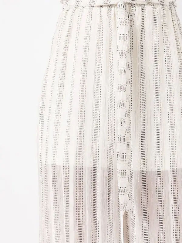 AMIR SLAMA Stripe-print Palazzo Pants