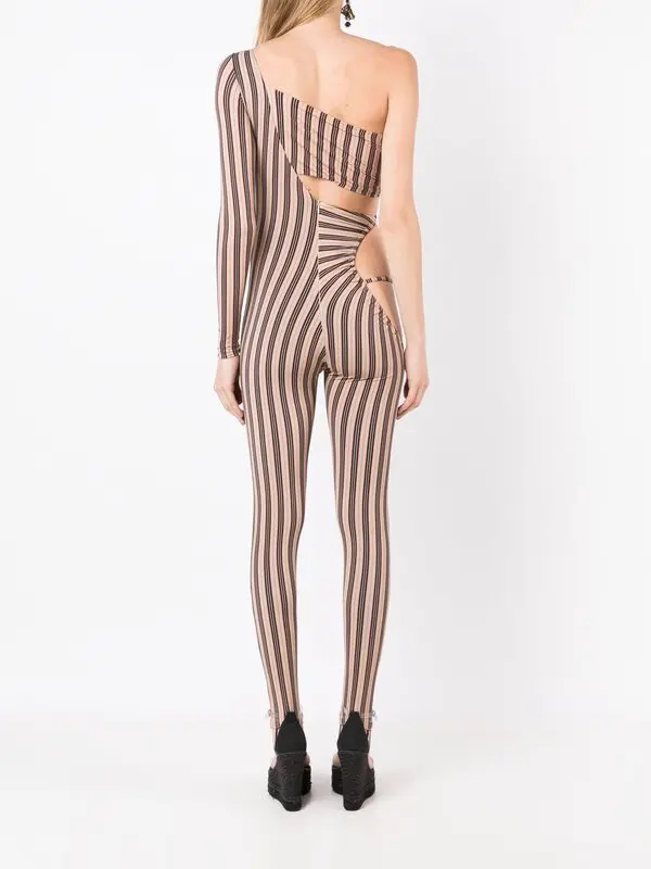 AMIR SLAMA Stripe-print Jumpsuit