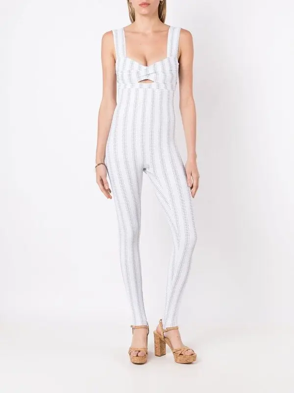 AMIR SLAMA Twist-detail Sleeveless Jumpsuit