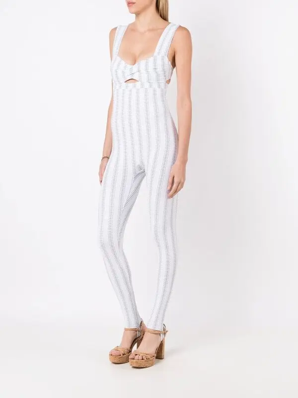 AMIR SLAMA Twist-detail Sleeveless Jumpsuit