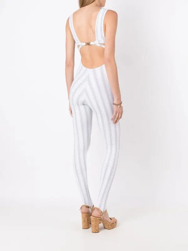 AMIR SLAMA Twist-detail Sleeveless Jumpsuit