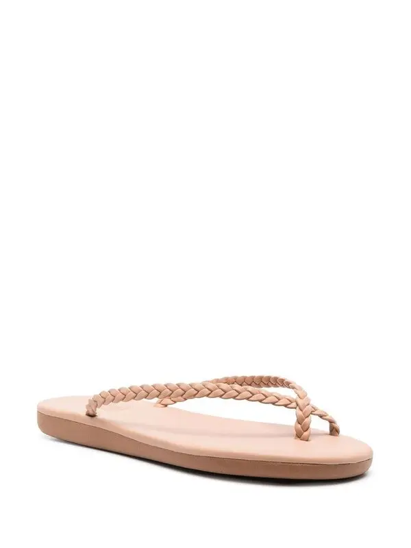 ANCIENT GREEK SANDALS Braided-strap Flip Flops - Neutrals