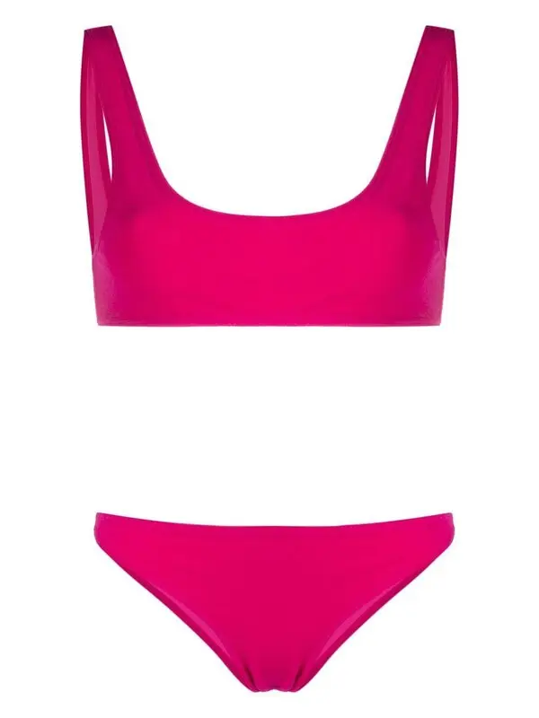 REINA OLGA Terry-cloth Effect Bikini - Pink