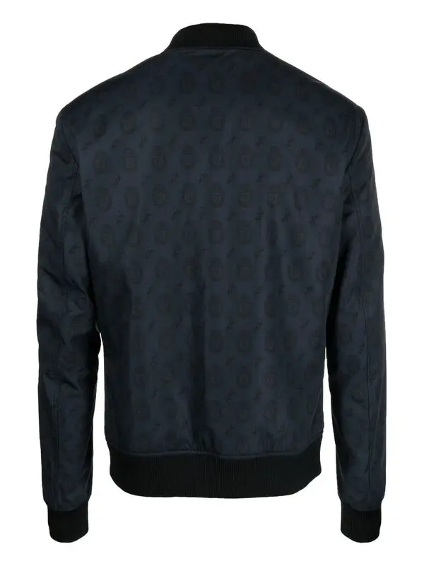 BILLIONAIRE Crest Monogram-print Bomber Jacket