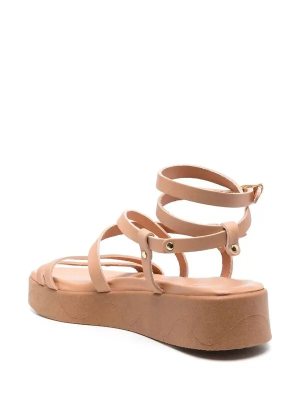 ANCIENT GREEK SANDALS Aristea Buckle Sandals - Neutrals
