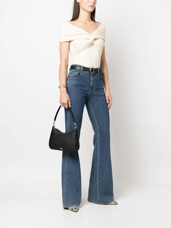 Ralph Lauren Medium Danni Shoulder Bag - Black