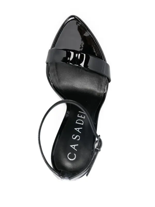 Casadei 115mm Patent Leather Sandals