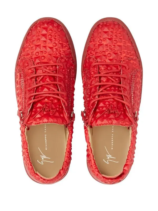 GIUSEPPE ZANOTTI Frankie 3d Low-top Sneakers - Red