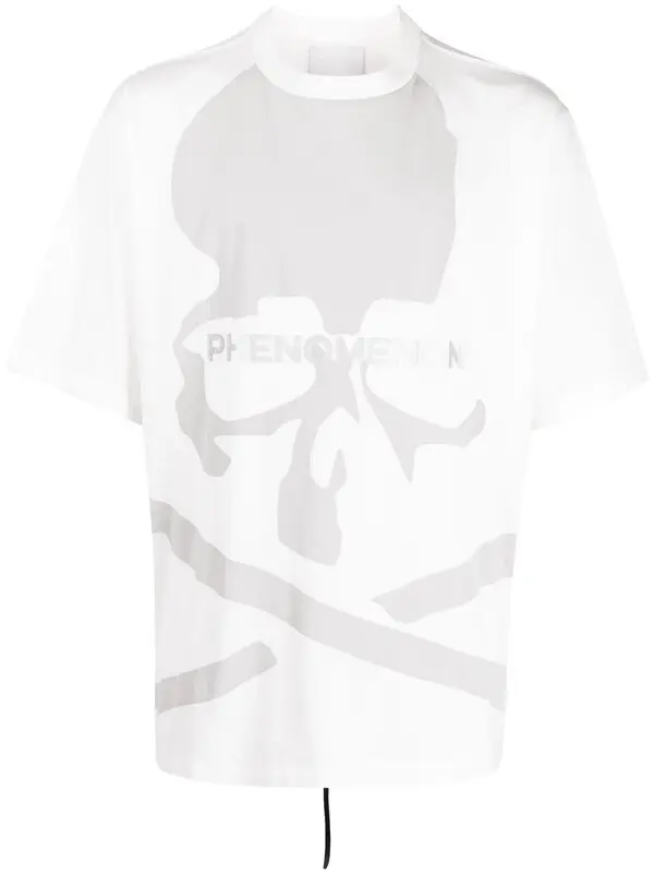 MASTERMIND WORLD Skull-print Detail T-shirt - White