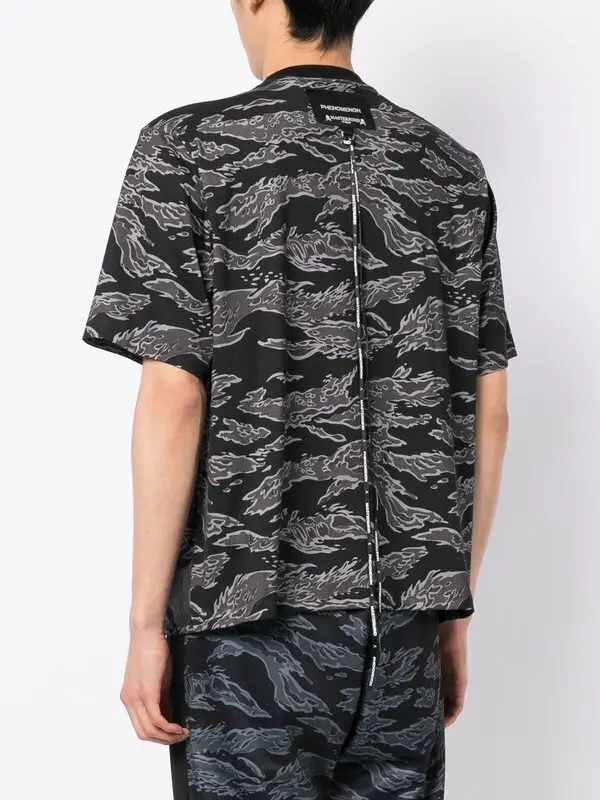 MASTERMIND WORLD Camouflage-print Short-sleeved T-shirt