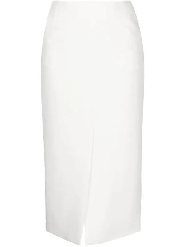 Matériel Pencil Midi Skirt