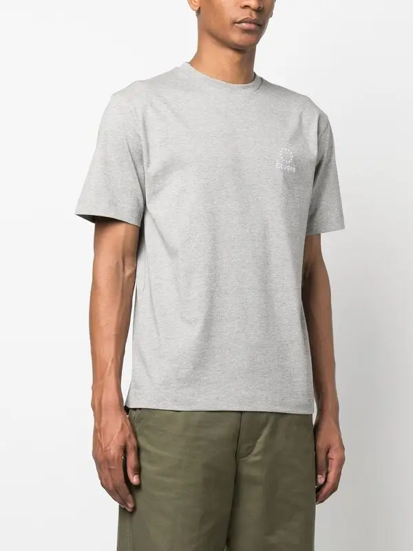 Études Studio Wonder Logo-print T-shirt - Grey