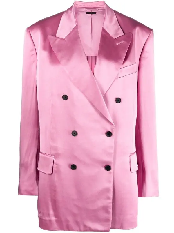 TOM FORD Double-breasted Blazer - Pink