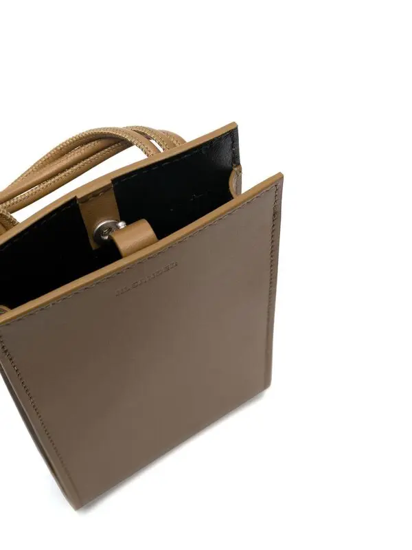 JIL SANDER Twisted Strap Leather Bag