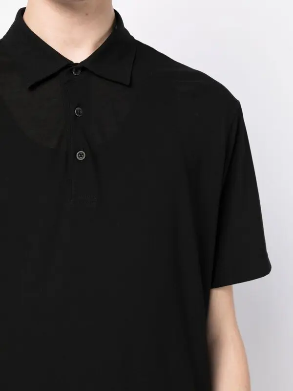 Herno Short-sleeved Polo Shirt - Black