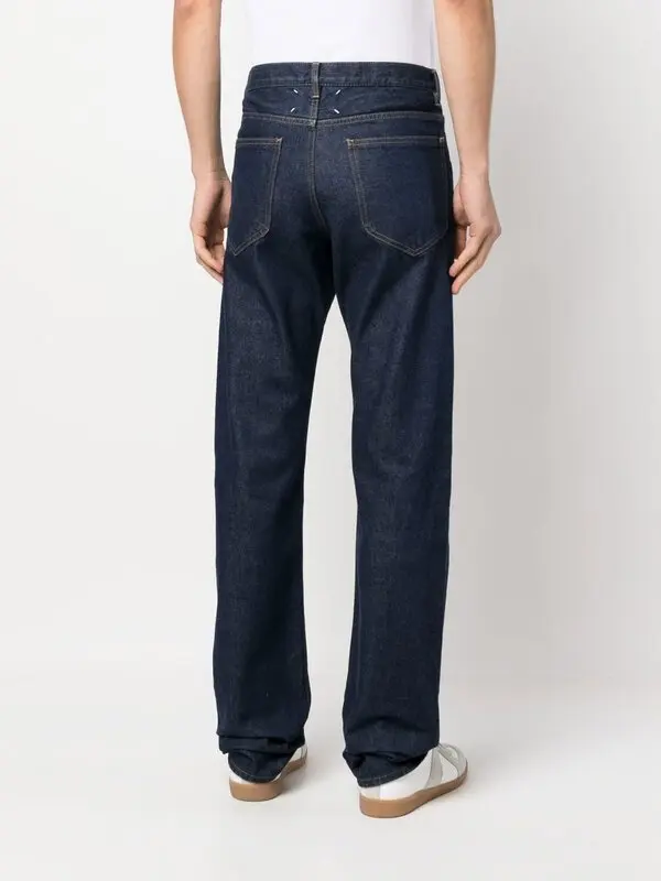 MAISON MARGIELA Mid-rise Straight-leg Jeans - Blue