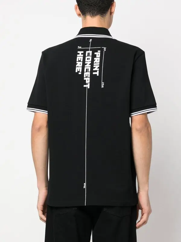 Fred Perry Sketch-style Cotton Polo Shirt