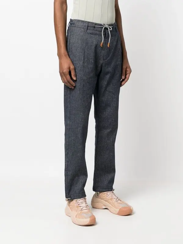 Eleventy Drawstring-fastening Waist Jeans