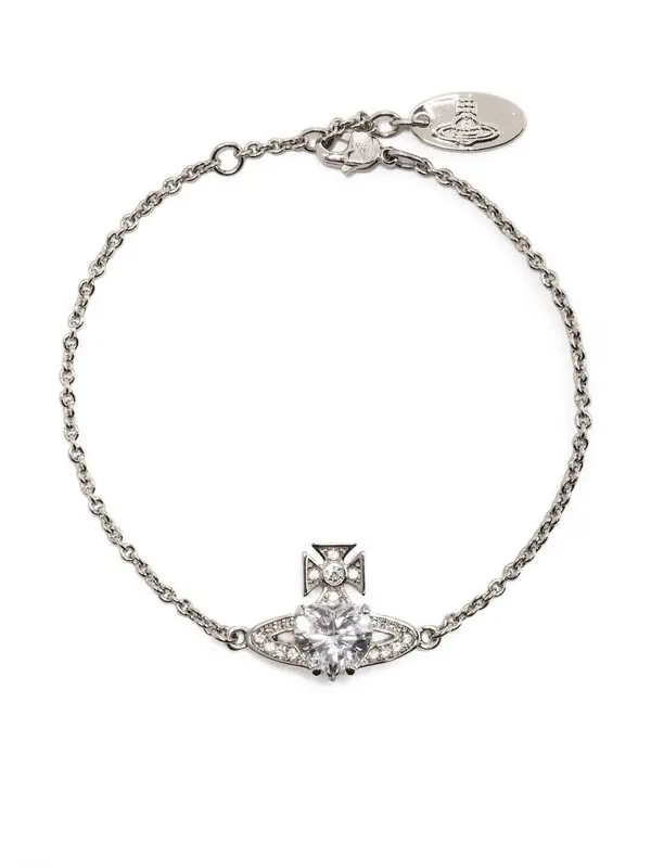 VIVIENNE WESTWOOD Bas Relief Chain Bracelet - Silver