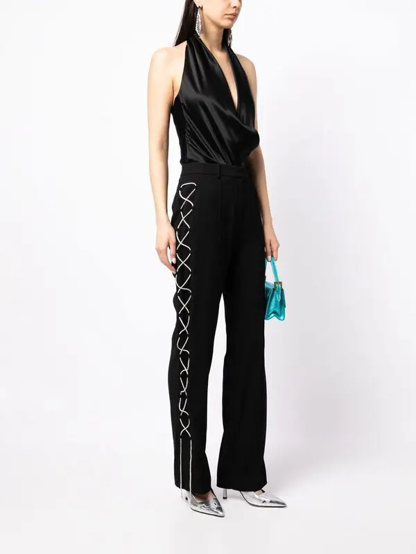 Giuseppe Di Morabito Lace-up Trousers