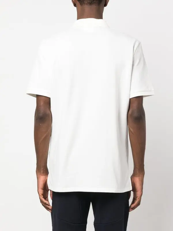 C.P. COMPANY Logo-embroidered Polo Shirt