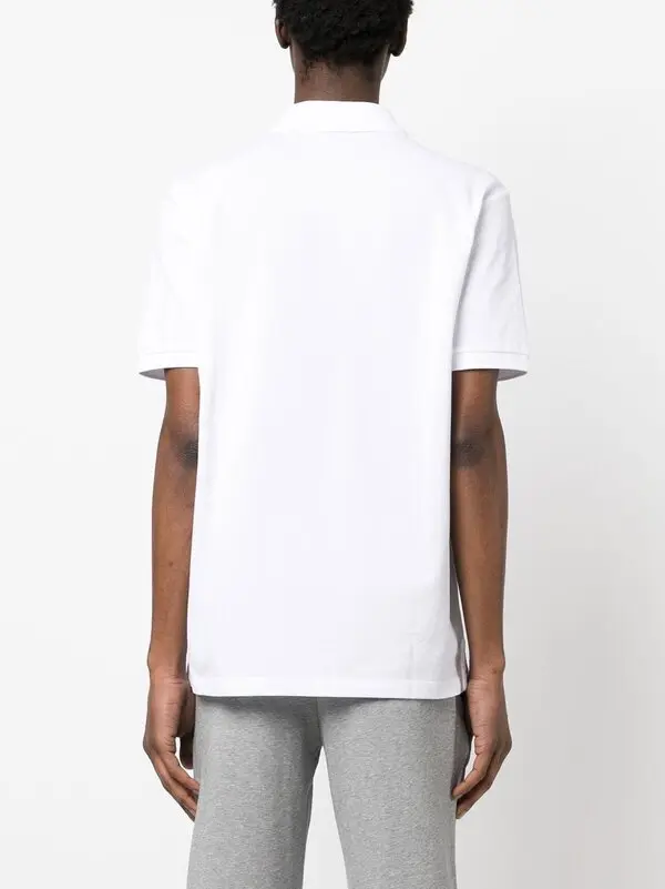 Hugo Chest Logo-print Polo Shirt - White