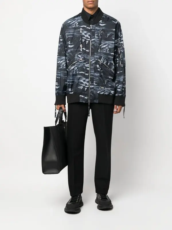 Dsquared2 Graphic-print Bomber Jacket