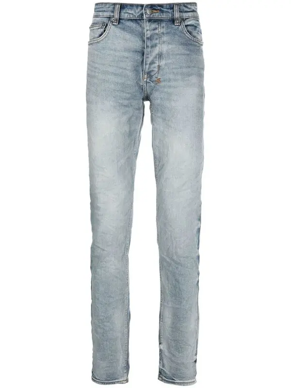 Ksubi Crinkled Slim-cut Jeans