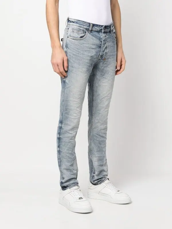 Ksubi Crinkled Slim-cut Jeans