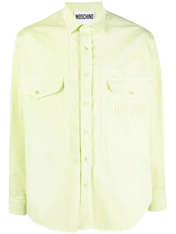 Moschino Embroidered-logo Detail Shirt