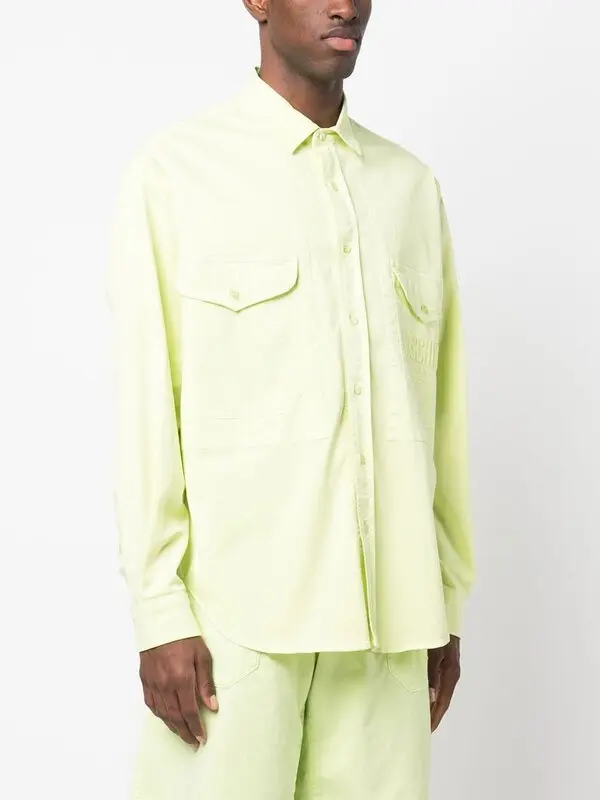 Moschino Embroidered-logo Detail Shirt
