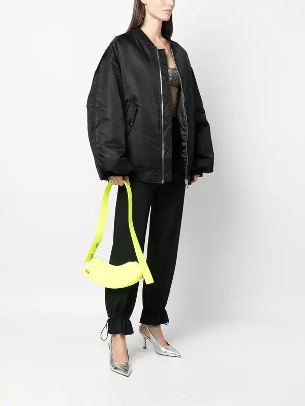 Gcds Comma Medium Shoulder Bag - Yellow