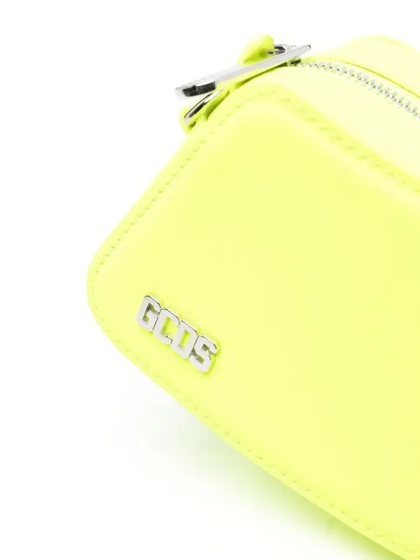 Gcds Comma Medium Shoulder Bag - Yellow