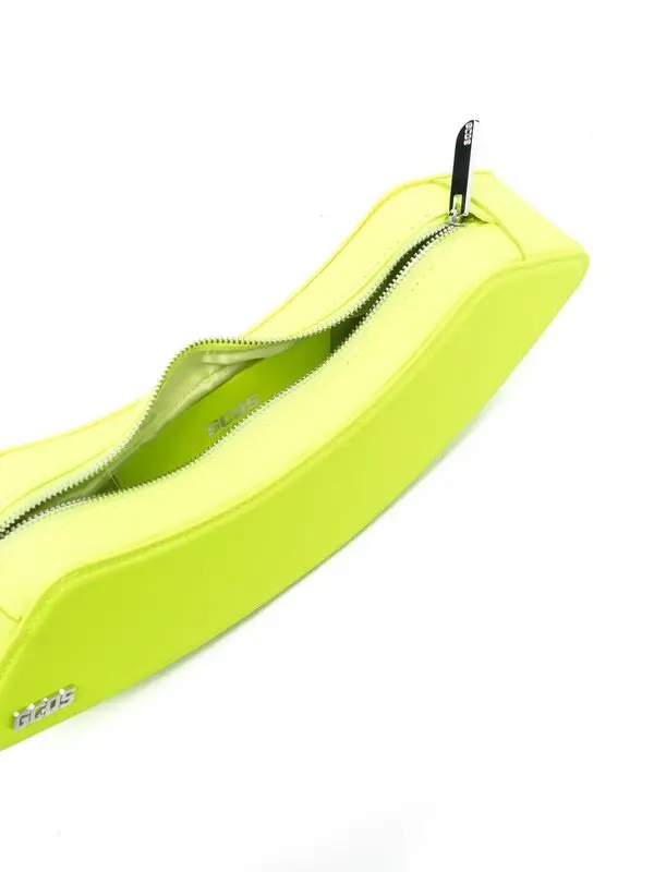 Gcds Comma Medium Shoulder Bag - Yellow